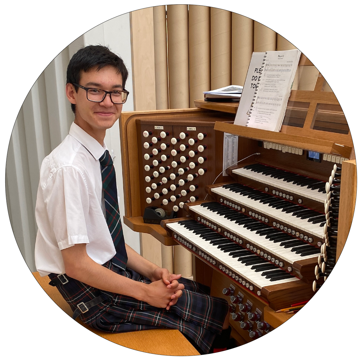 DONATION - SEA-AM THOMPSON, ORGAN SCHOLAR – Christchurch Cathedral